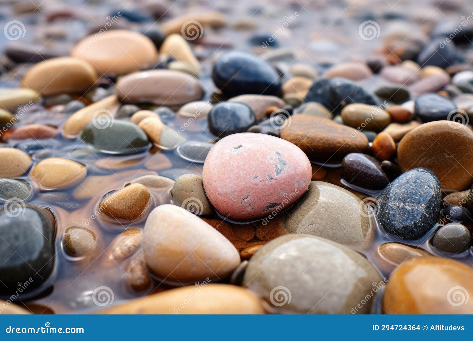 Several Different Sized Rocks Surrounding a Tiny Pebble Stock ...