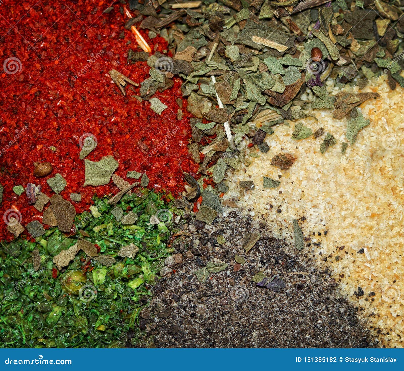 Several different spices stock photo. Image of indian - 131385182