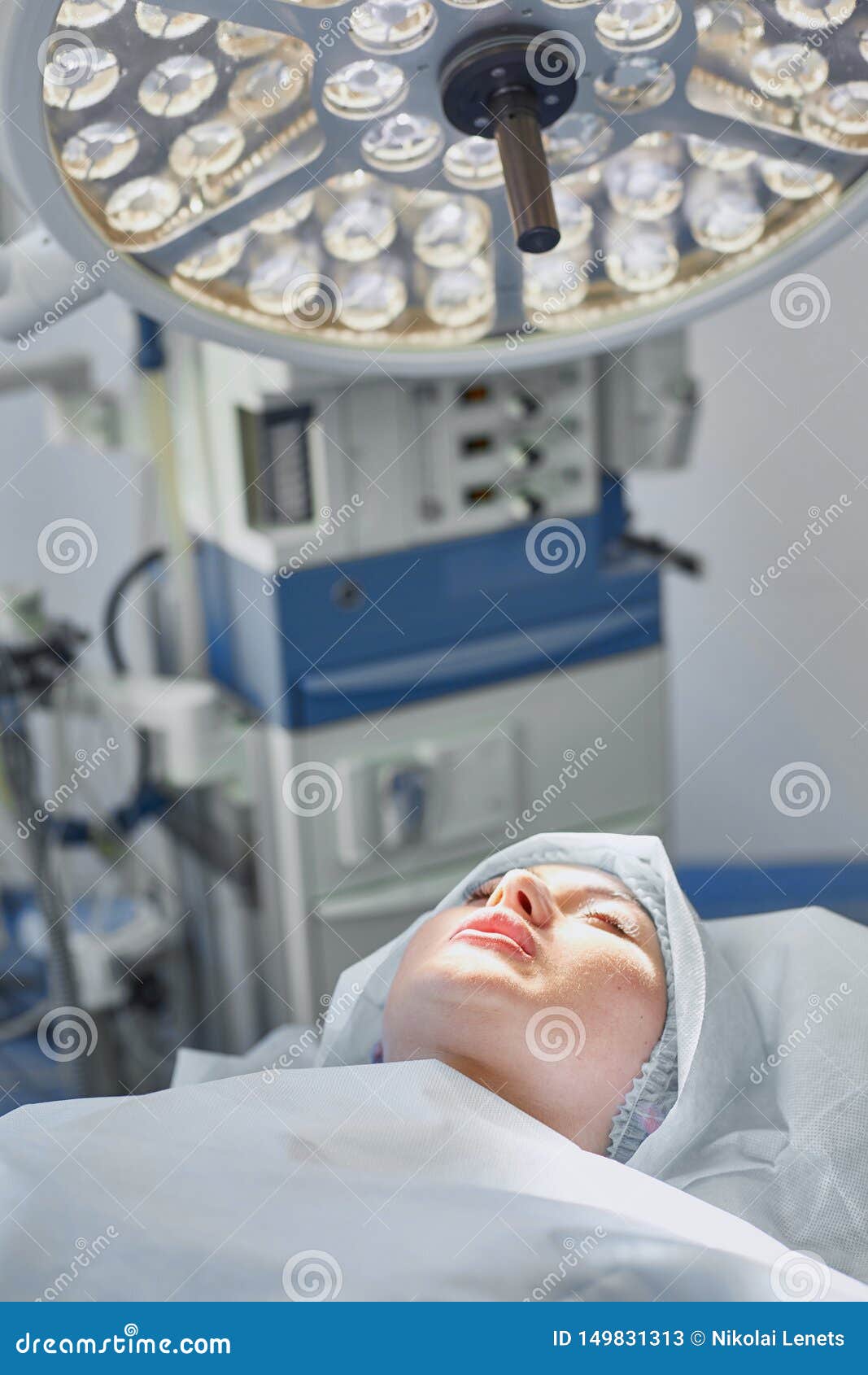 Several Doctors Surrounding Patient on Operation Table during T Stock ...