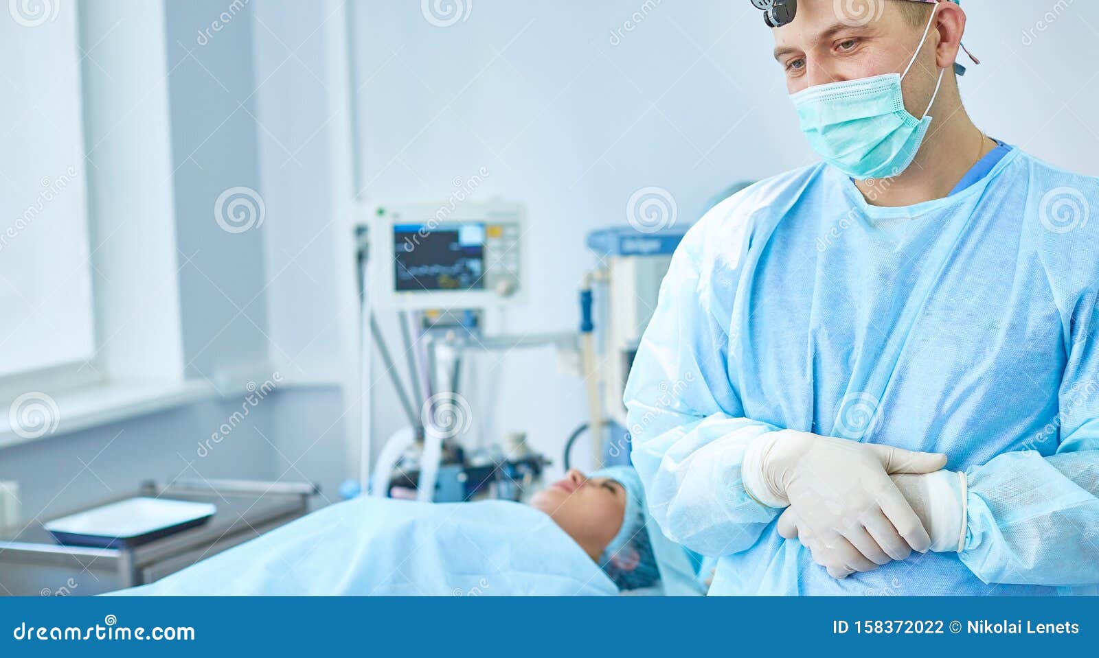 Several Doctors Surrounding Patient on Operation Table during T Stock ...
