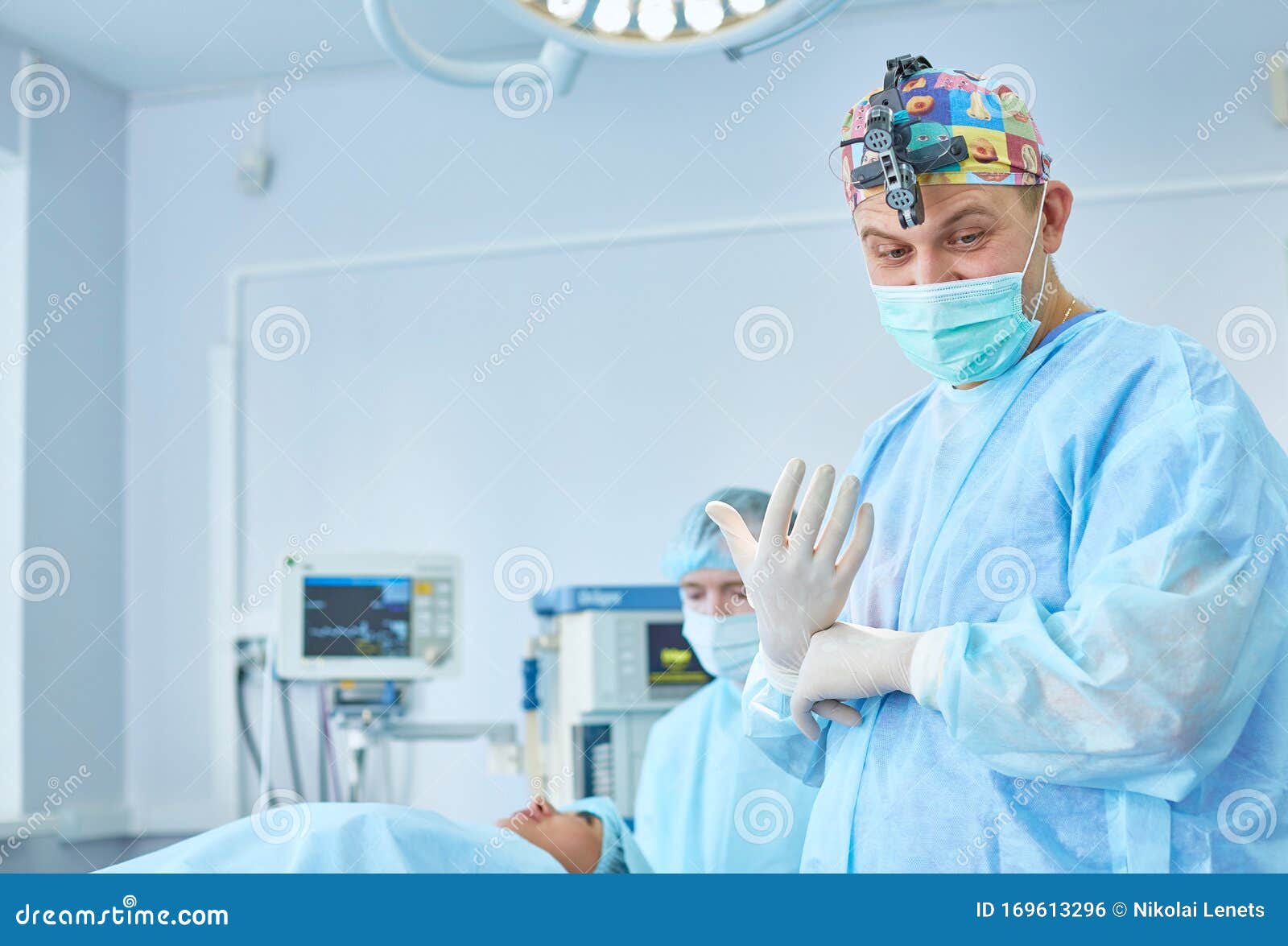 Several Doctors Surrounding Patient on Operation Table during Their ...