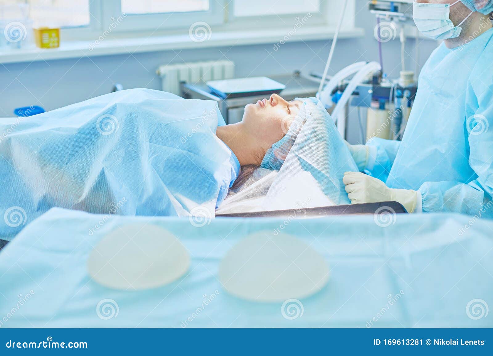Several Doctors Surrounding Patient on Operation Table during Their ...