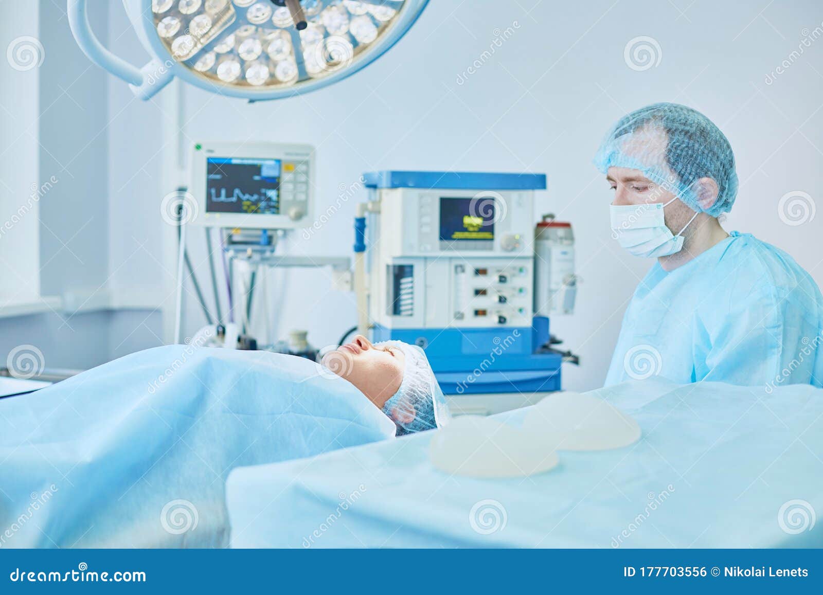 Several Doctors Surrounding Patient on Operation Table during Their ...