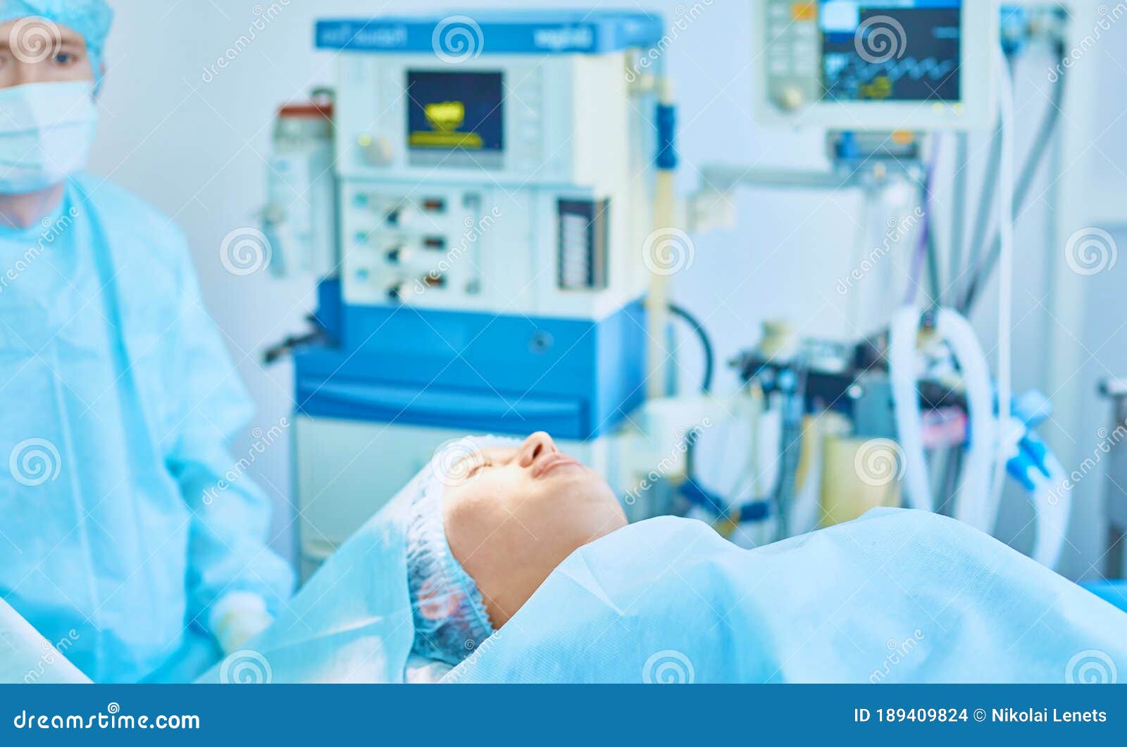 Several Doctors Surrounding Patient on Operation Table during Their ...
