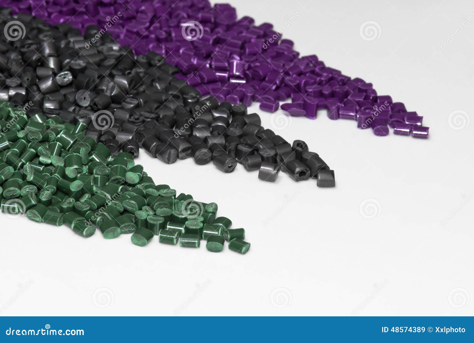 Several Dyed Polymer Resins Stock Image - Image of colourful, material ...