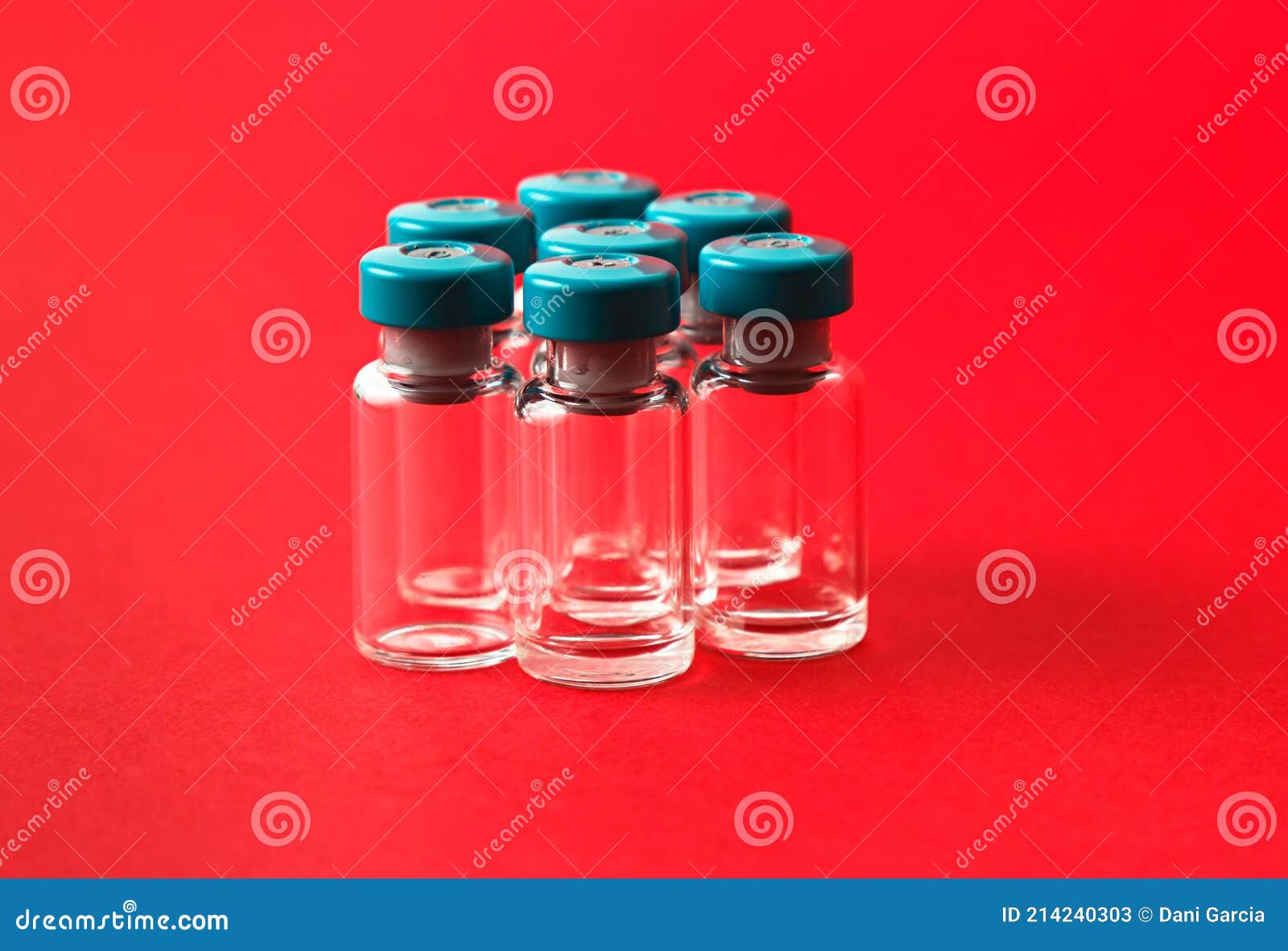 Several Empty Medical Vials Stock Image - Image of coronavirus ...