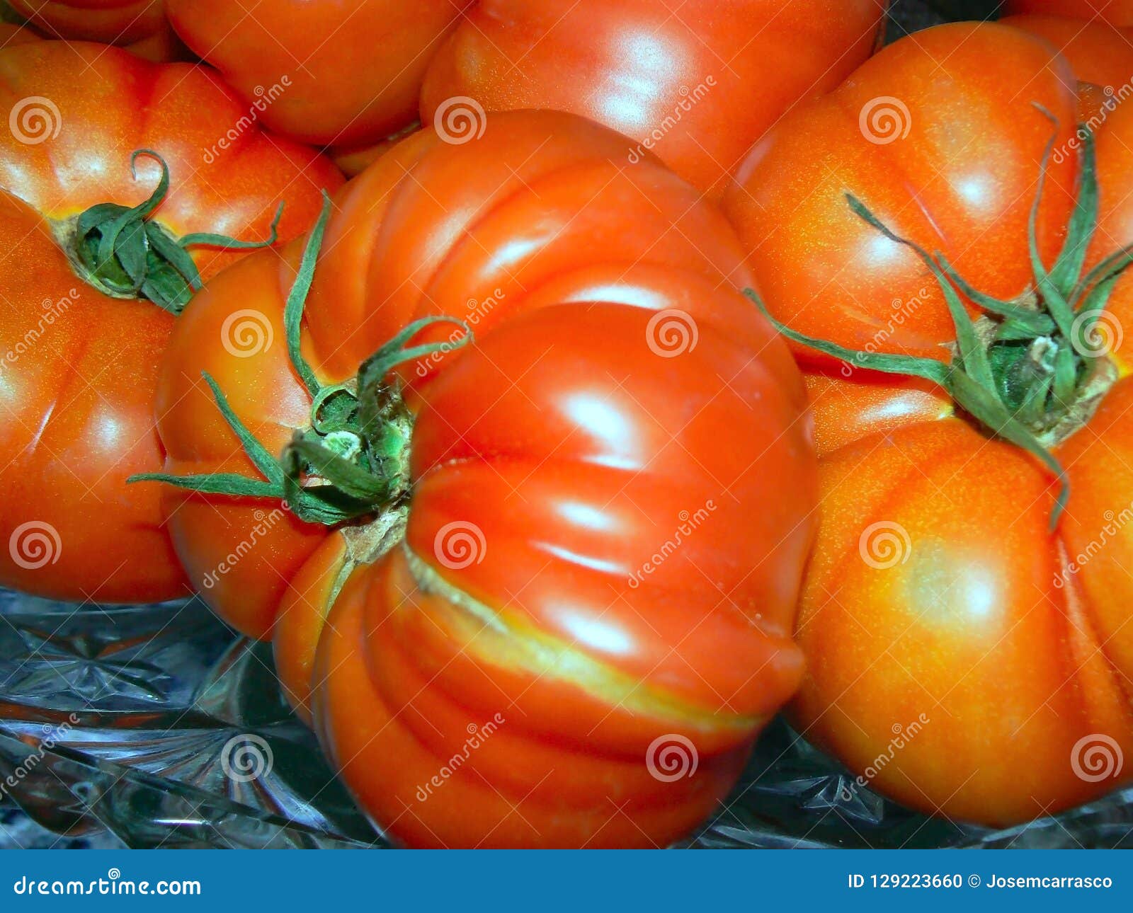 Several Fresh Red Raf Tomatoes Stock Photo - Image of juicy, nature ...