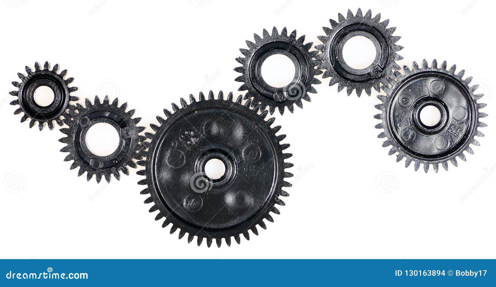 Gears Connection-silhouette Stock Photography | CartoonDealer.com #974114