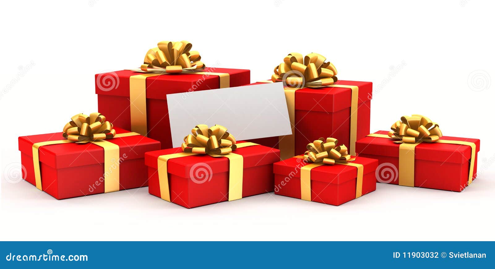 Several gifts stock illustration. Illustration of postcard - 11903032
