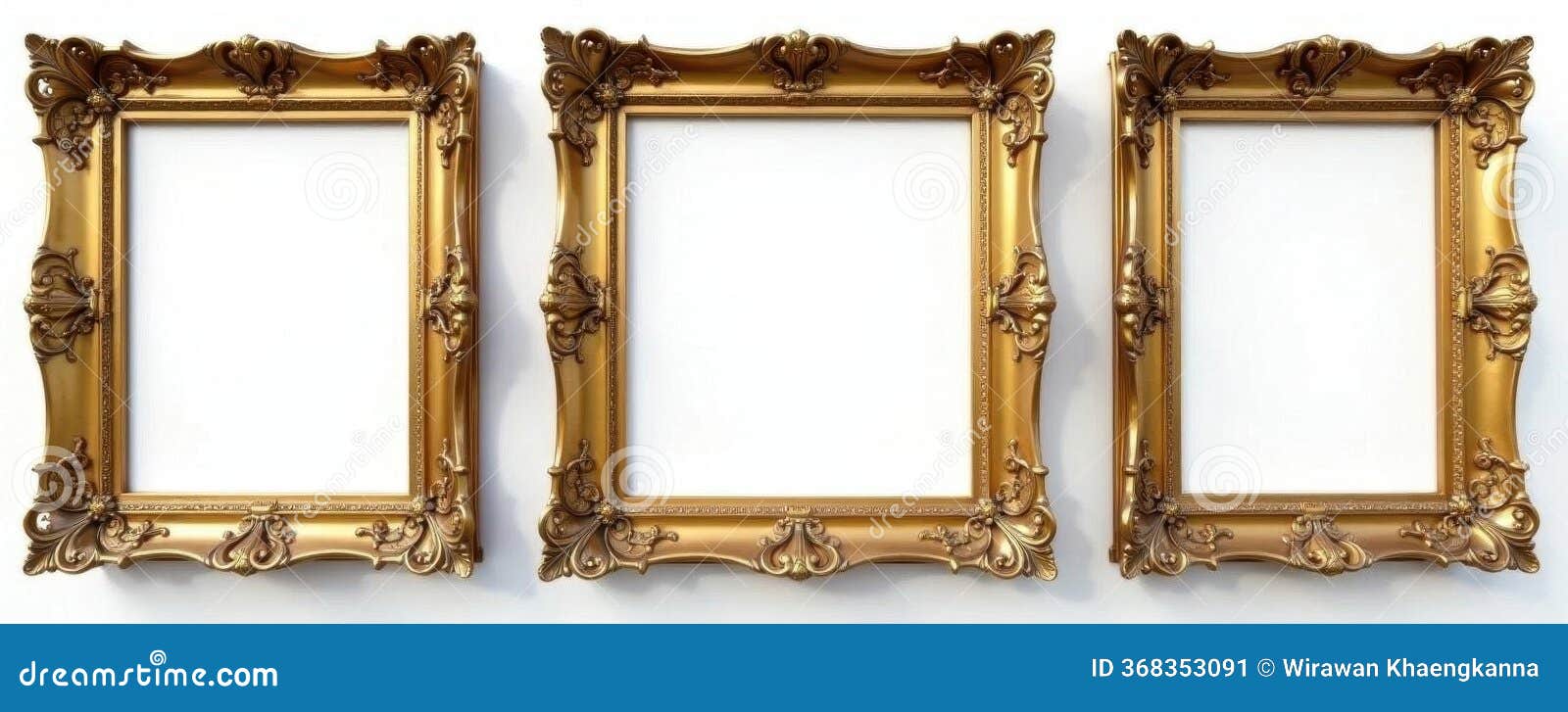 Rococo Ornate Border Vector Illustration | CartoonDealer.com #50047456