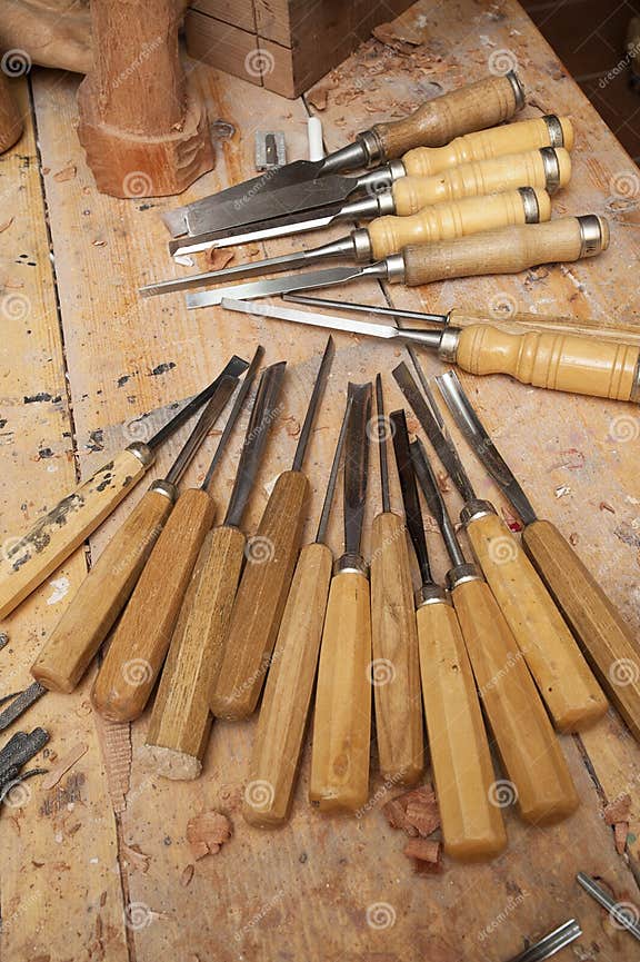 Several gouges stock image. Image of gouges, manual, sawdust - 31434479