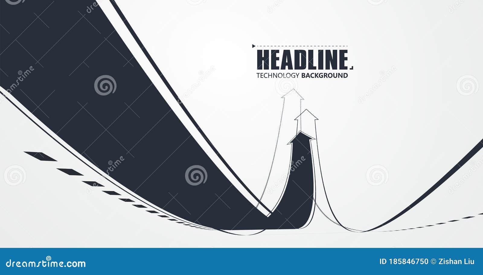 Several Interlaced Extended Arrows Symbolize the Moral of Growth and ...