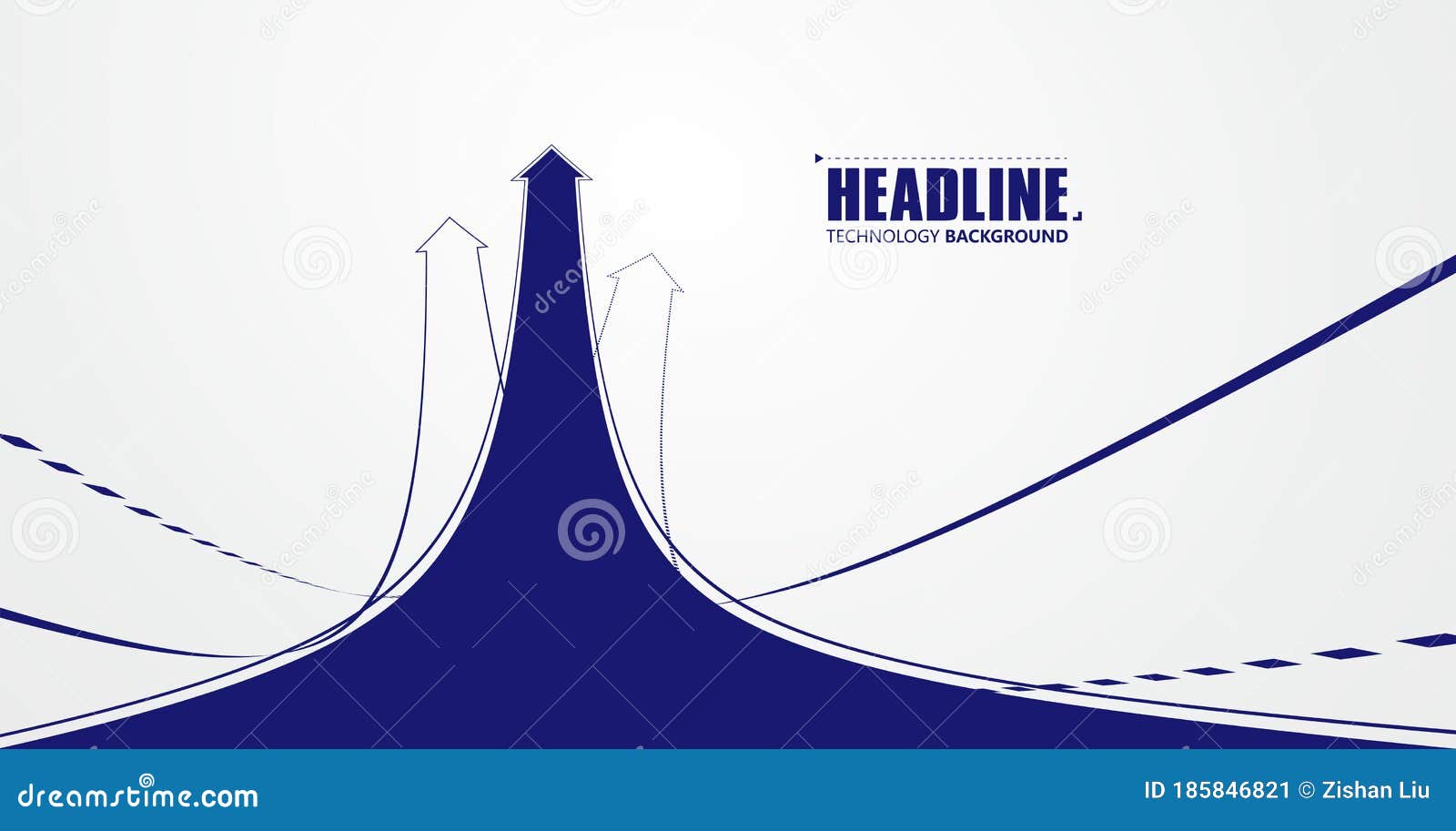 Several Interlaced Extended Arrows Symbolize the Moral of Growth and ...