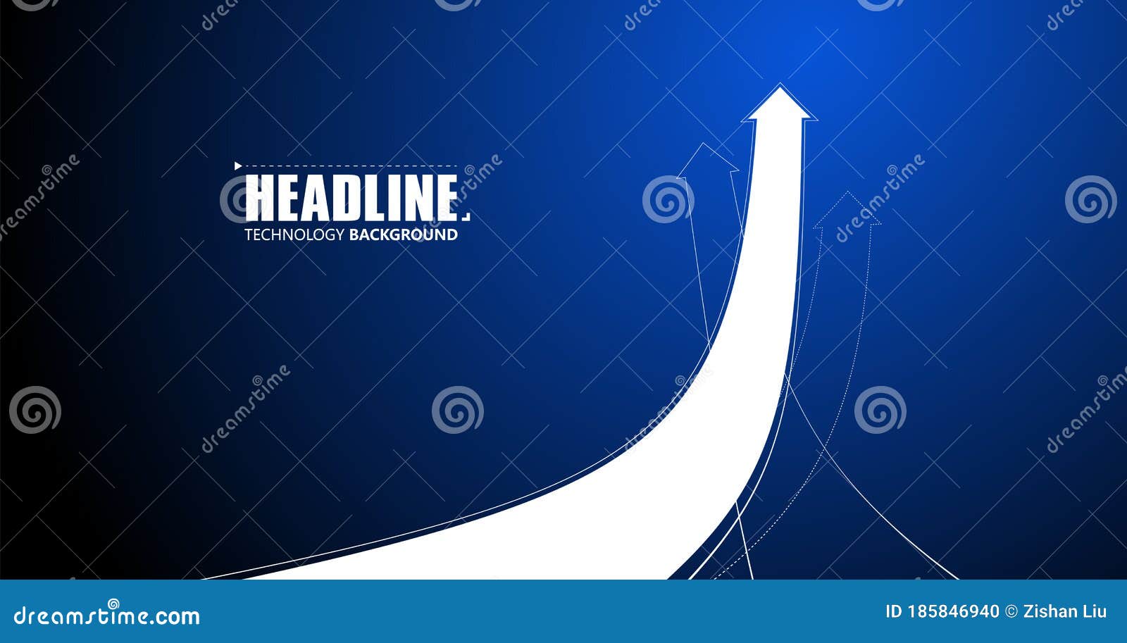 Several Interlaced Extended Arrows Symbolize the Moral of Growth and ...