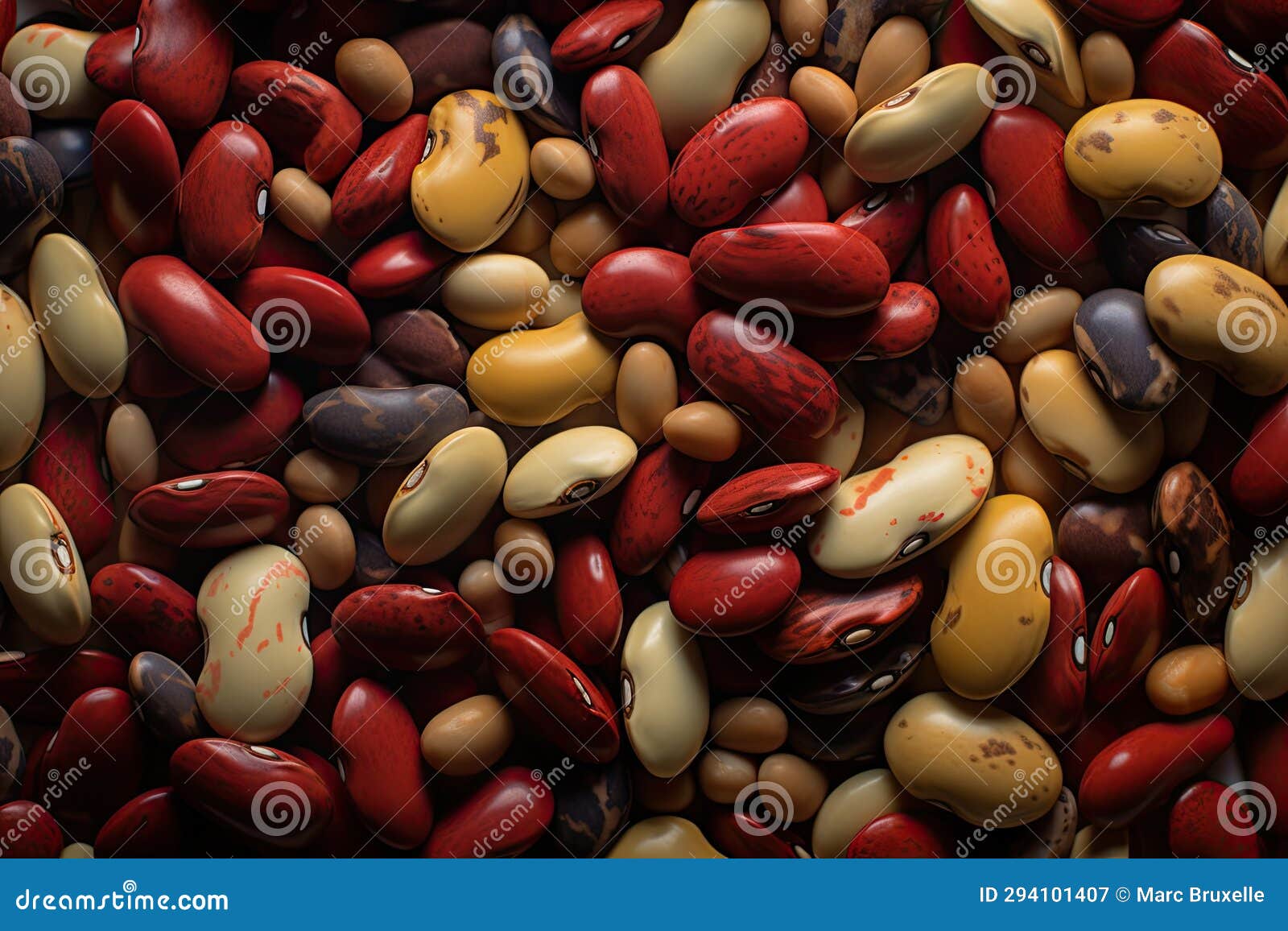 Several Kinds of Beans - AI Generated Stock Illustration - Illustration ...