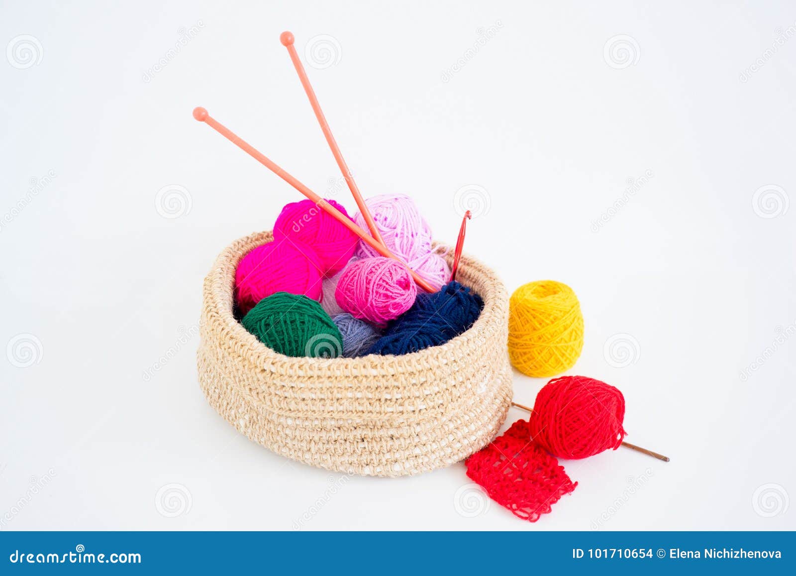 Several Knitting Accessories Stock Photo - Image of detail, equipment ...