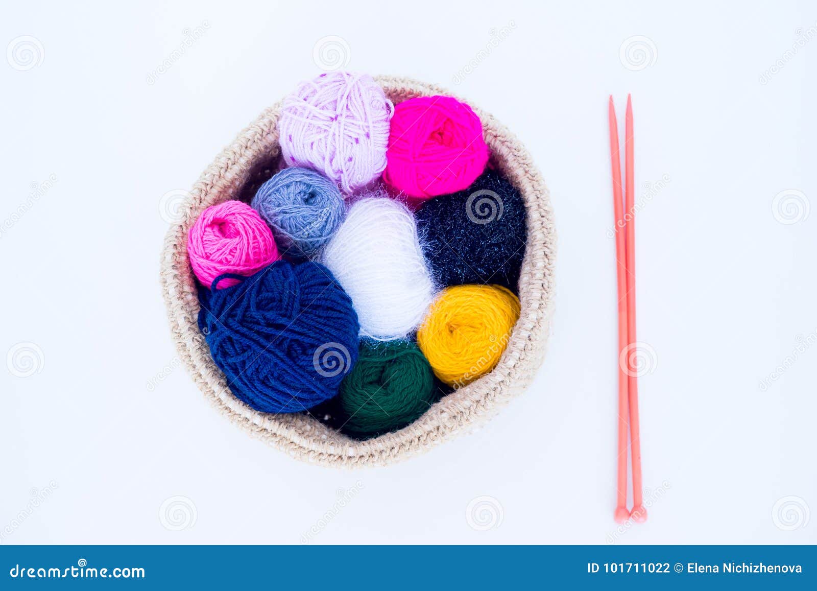 Several Knitting Accessories Stock Photo - Image of object, clothing ...