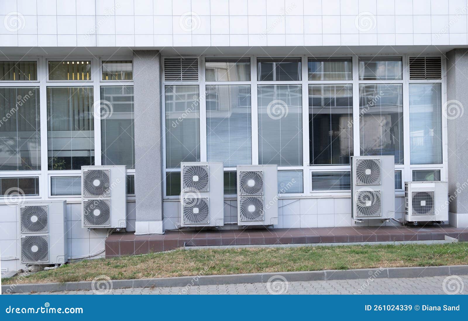 Several Large Air Conditioning Units, Group of Air Conditioning ...