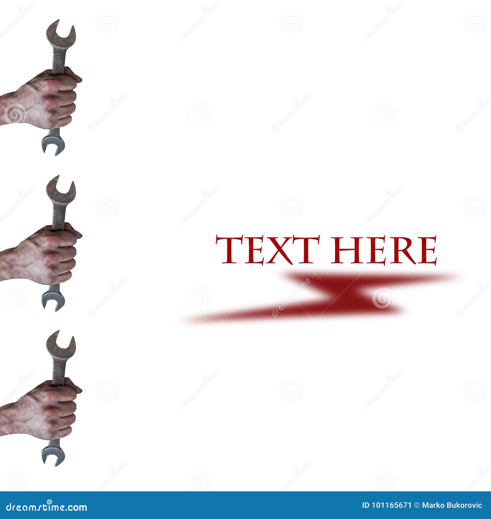 Several Mechanic Tool Isolated on White Background Stock Image - Image ...