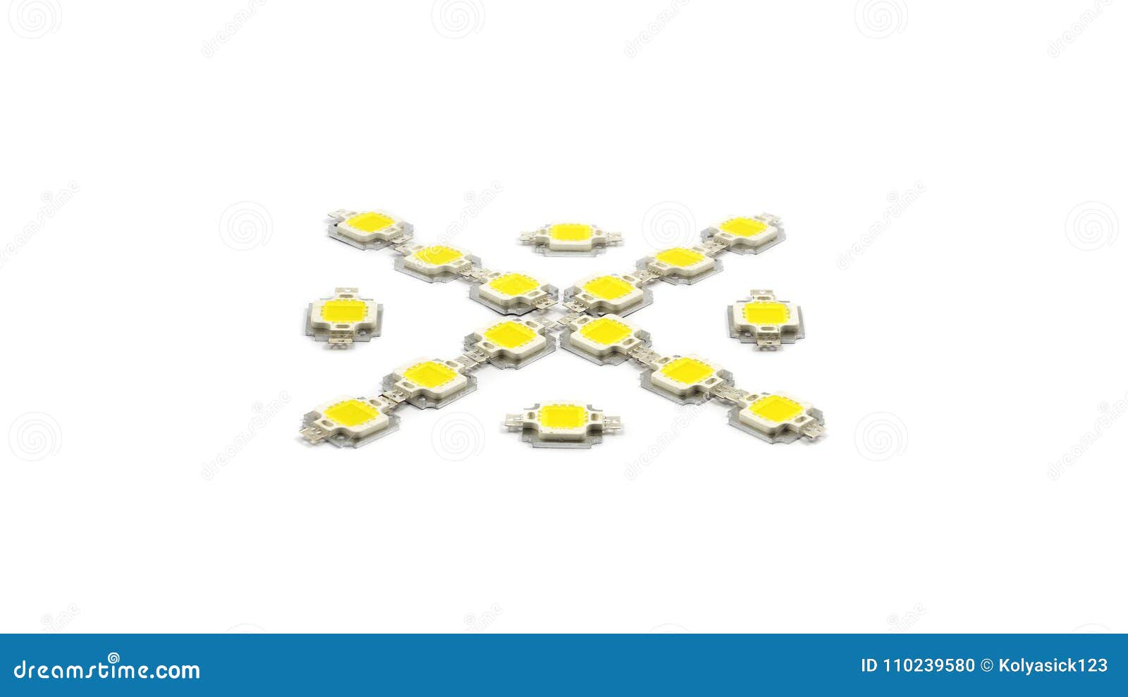 Medium SMD LEDs stock photo. Image of component, power - 110239580