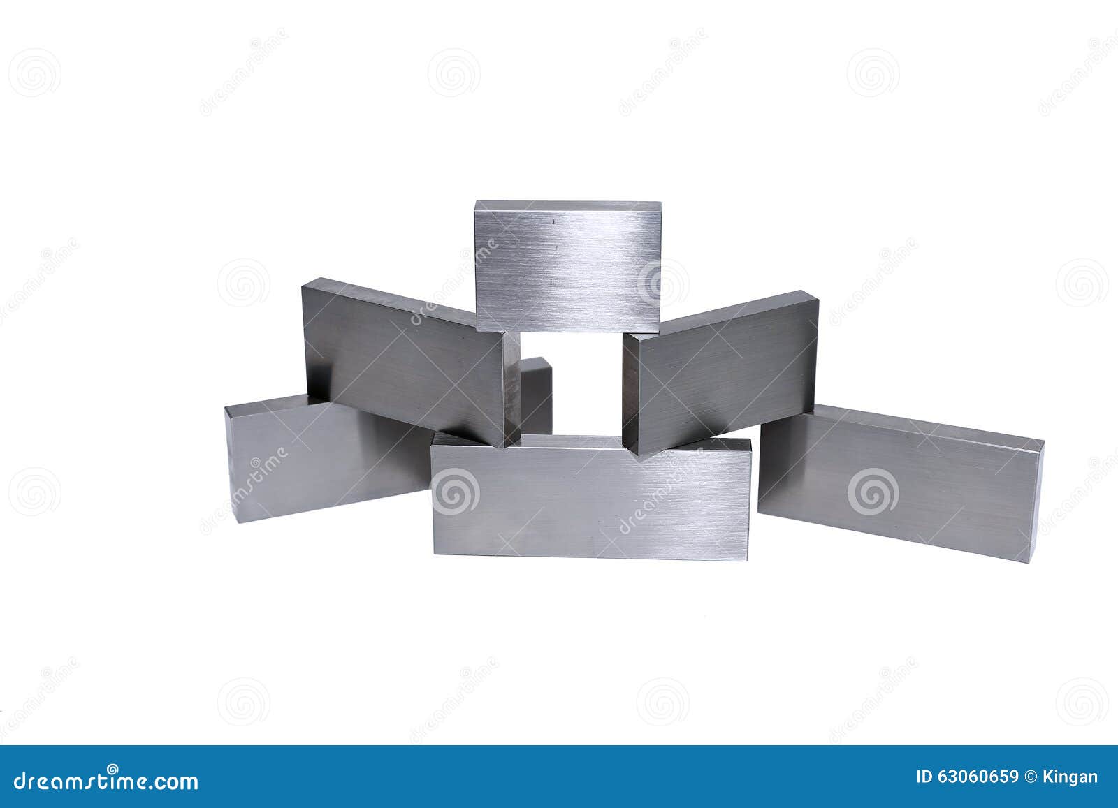 Several Metal Bars Isolated Stock Image - Image of steel, pieces: 63060659