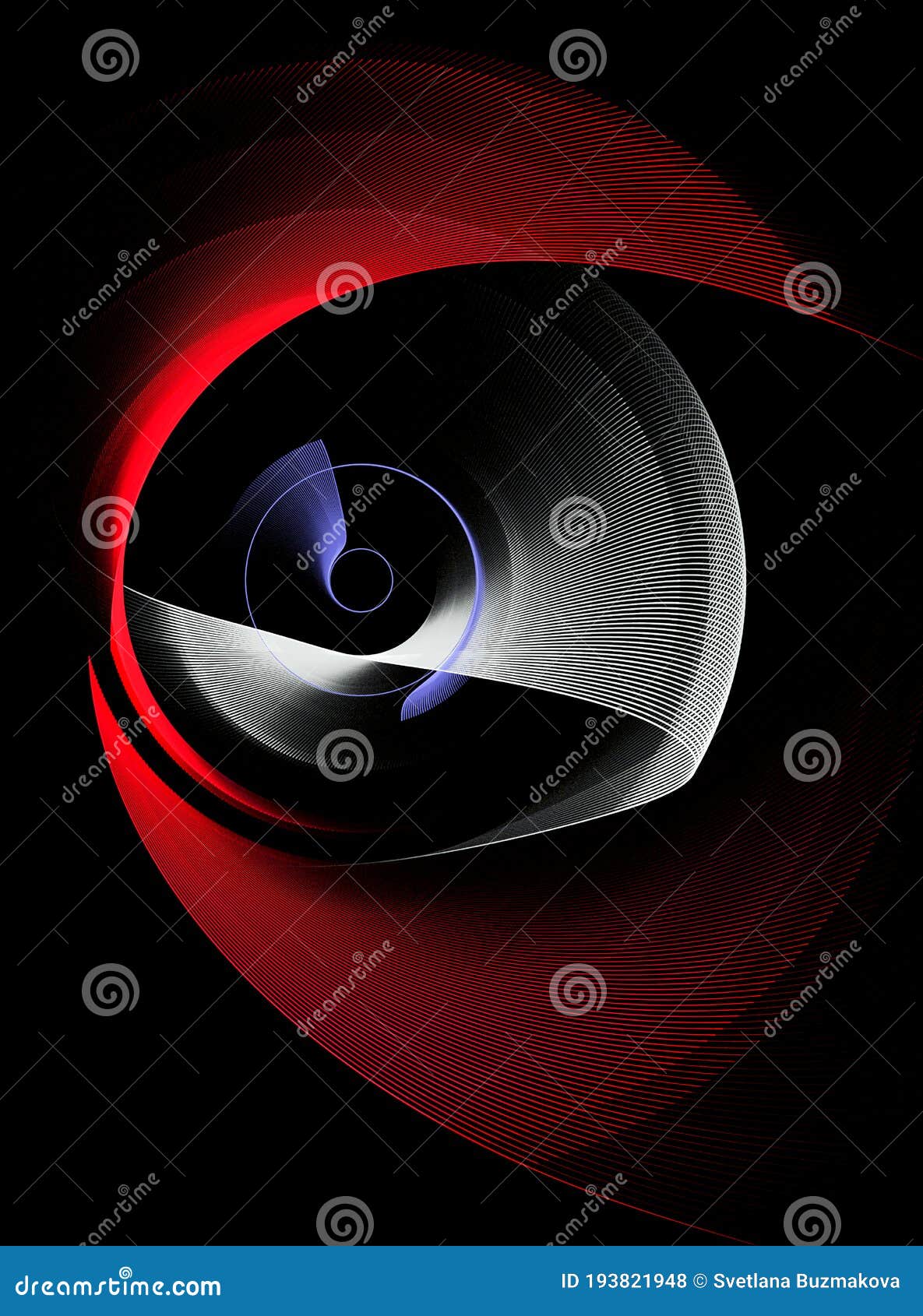 Several Multi-colored Blades are Beautifully Set Against a Black ...