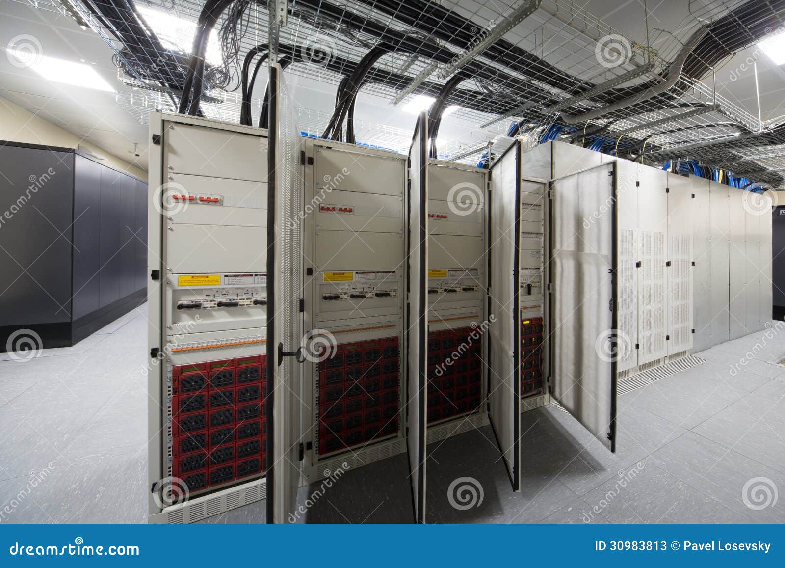 Several Outdoor Telecom Racks Stock Image - Image of cluster, equipment ...