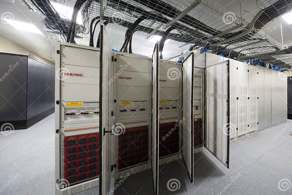 Several Outdoor Telecom Racks Stock Image - Image of cluster, equipment ...