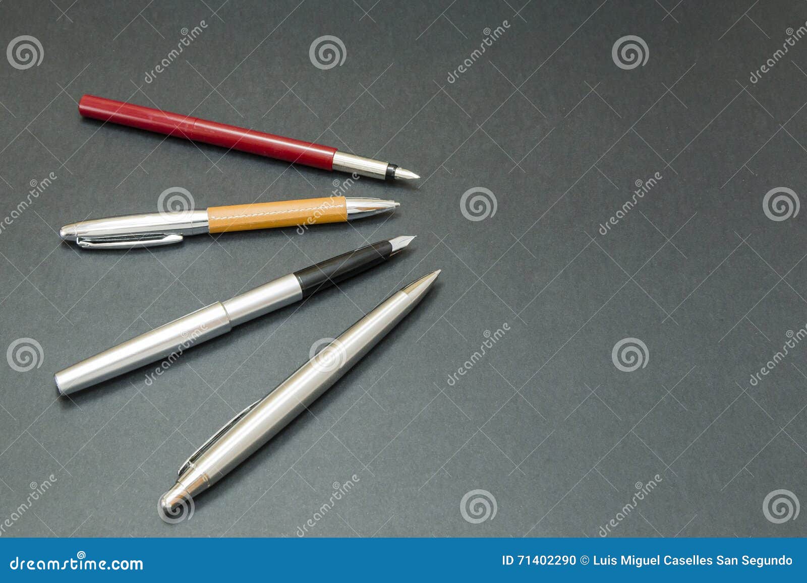 Several pens and feathers stock photo. Image of sign - 71402290
