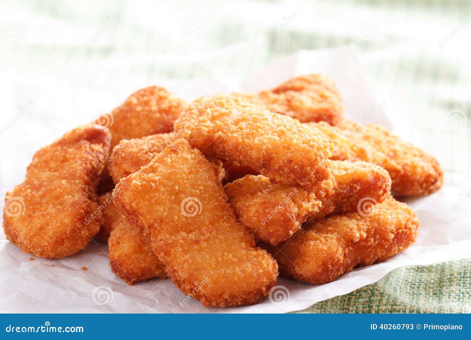 Several Pieces of Chicken Nuggets Stock Image - Image of pakora ...