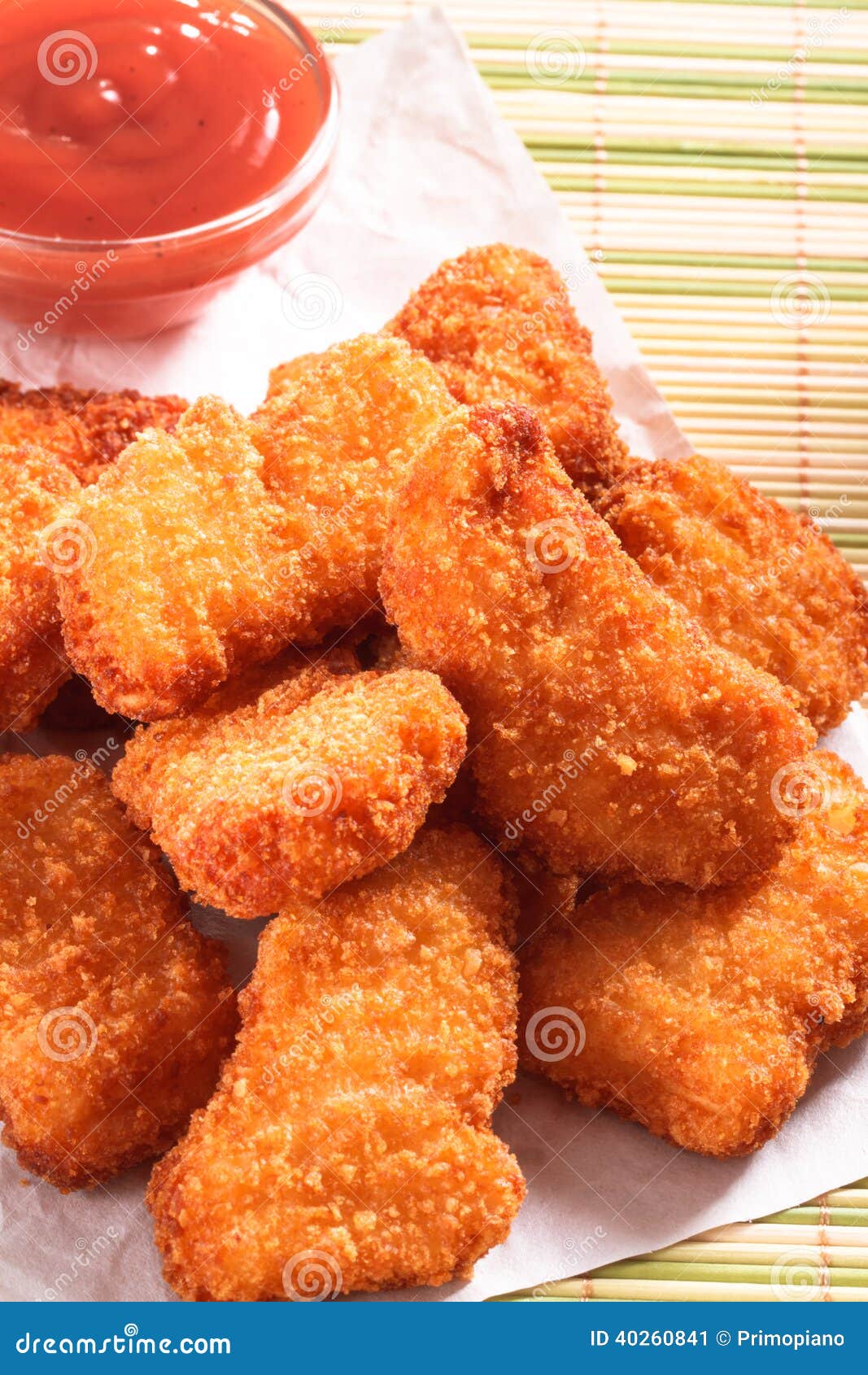 Several Pieces of Chicken Nuggets Stock Image - Image of cuisine ...
