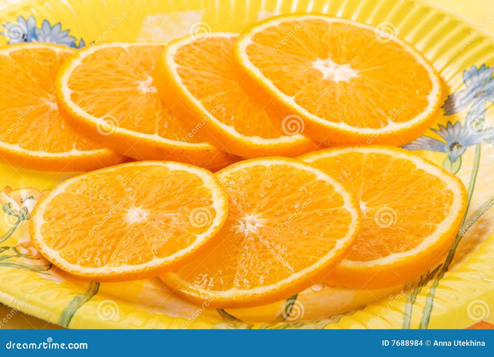 Several pieces of orange stock photo. Image of juice, fruits - 7688984