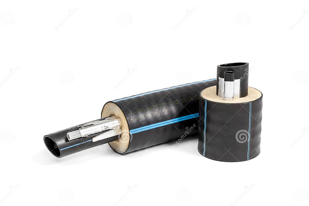 Several Pipes with Isolation Stock Photo - Image of casing, gray: 102697902