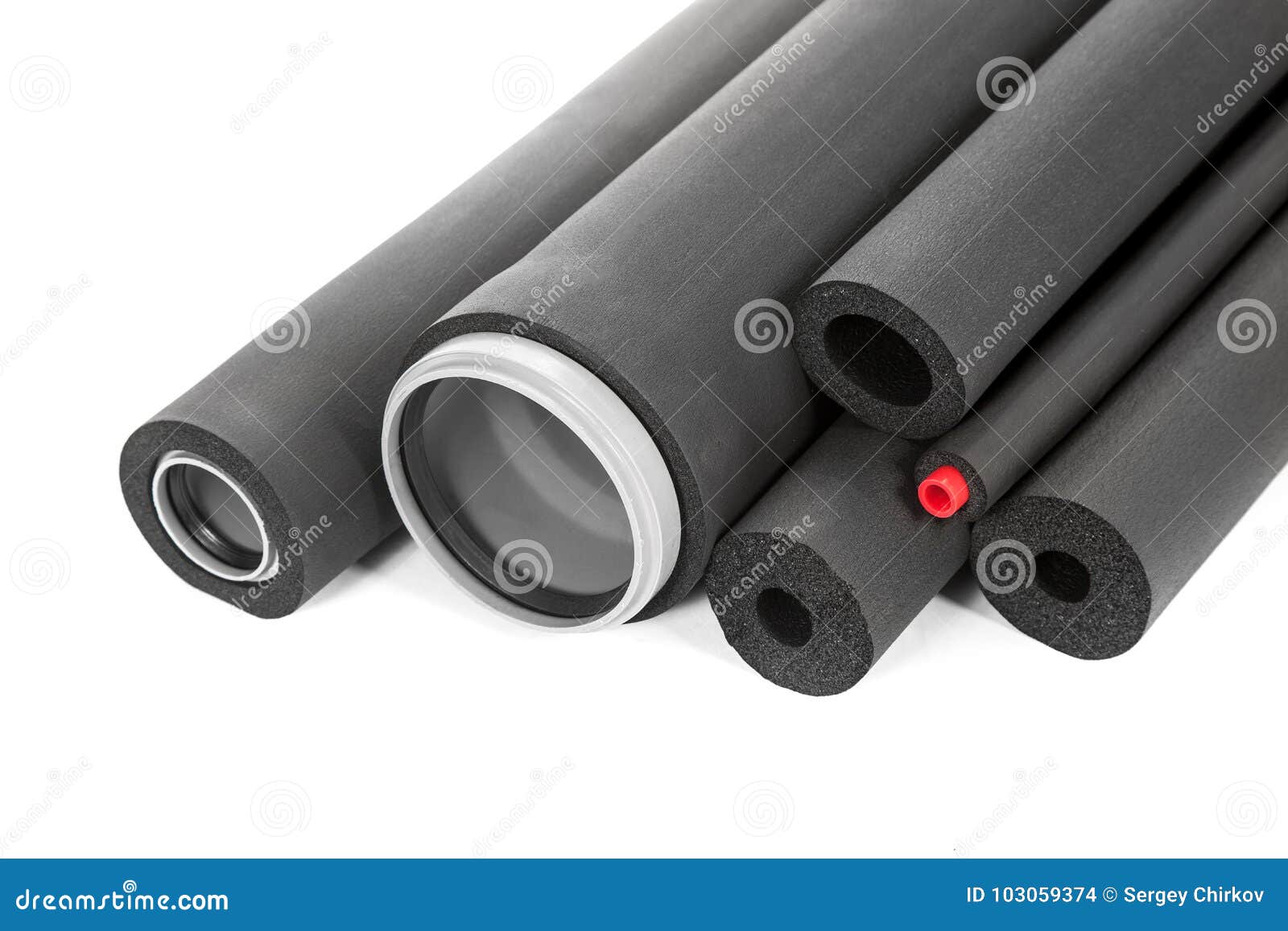 Several Pipes with Isolation Stock Photo - Image of interior, pipes ...