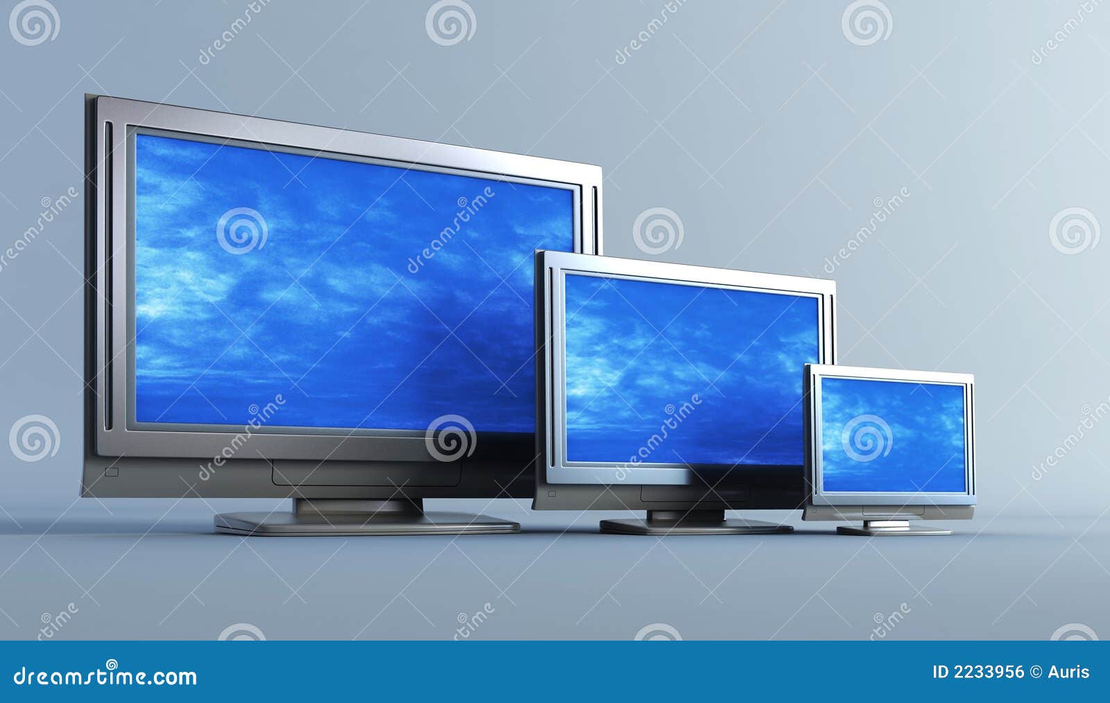 Several of Plasma Television S Stock Illustration - Illustration of ...