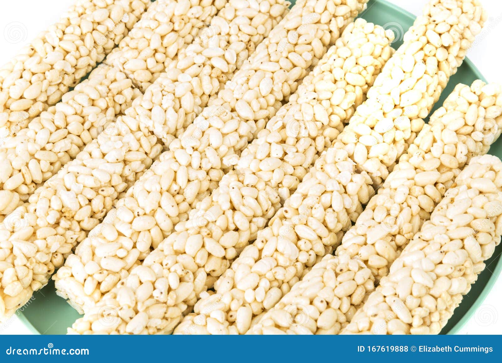 Several Puffed Plain Round Rolled Rice Snacks Stock Photo - Image of ...