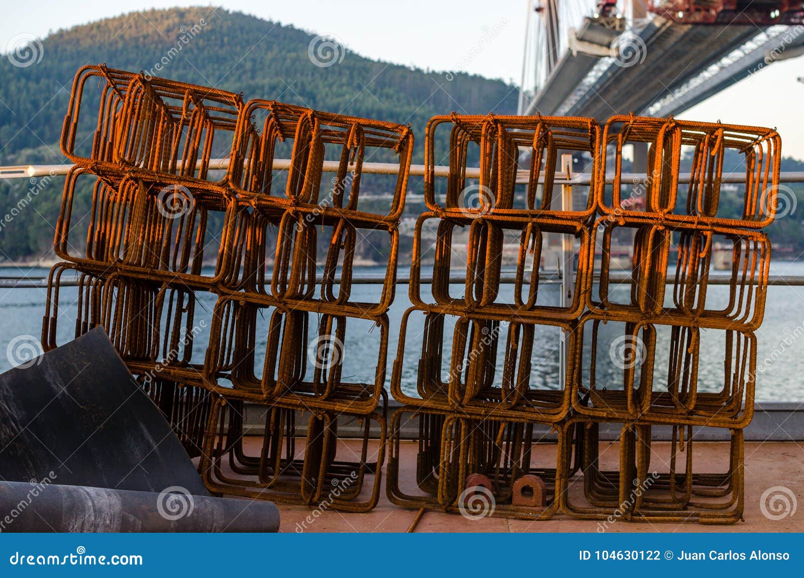 Several Rectangular Shaped Steel Rods or Deformed Bars Used in ...