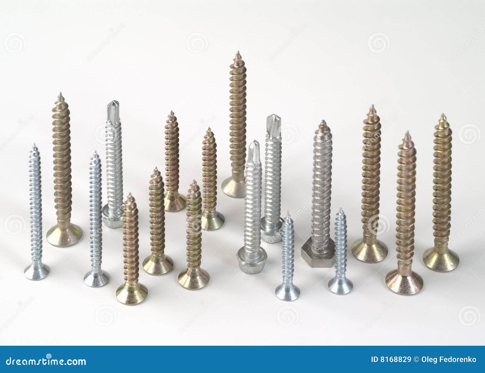 Several screws stock image. Image of group, objects, nickel - 8168829