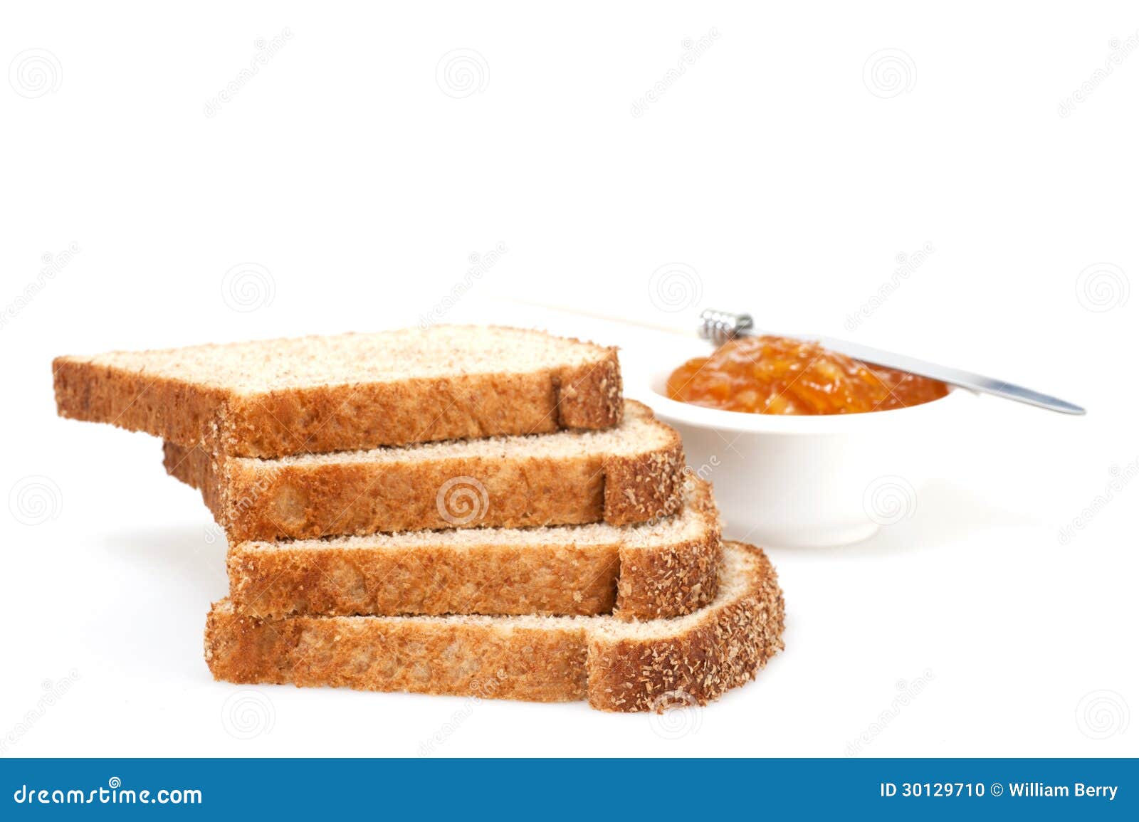 Sliced Bread and Spread stock photo. Image of healthy - 30129710