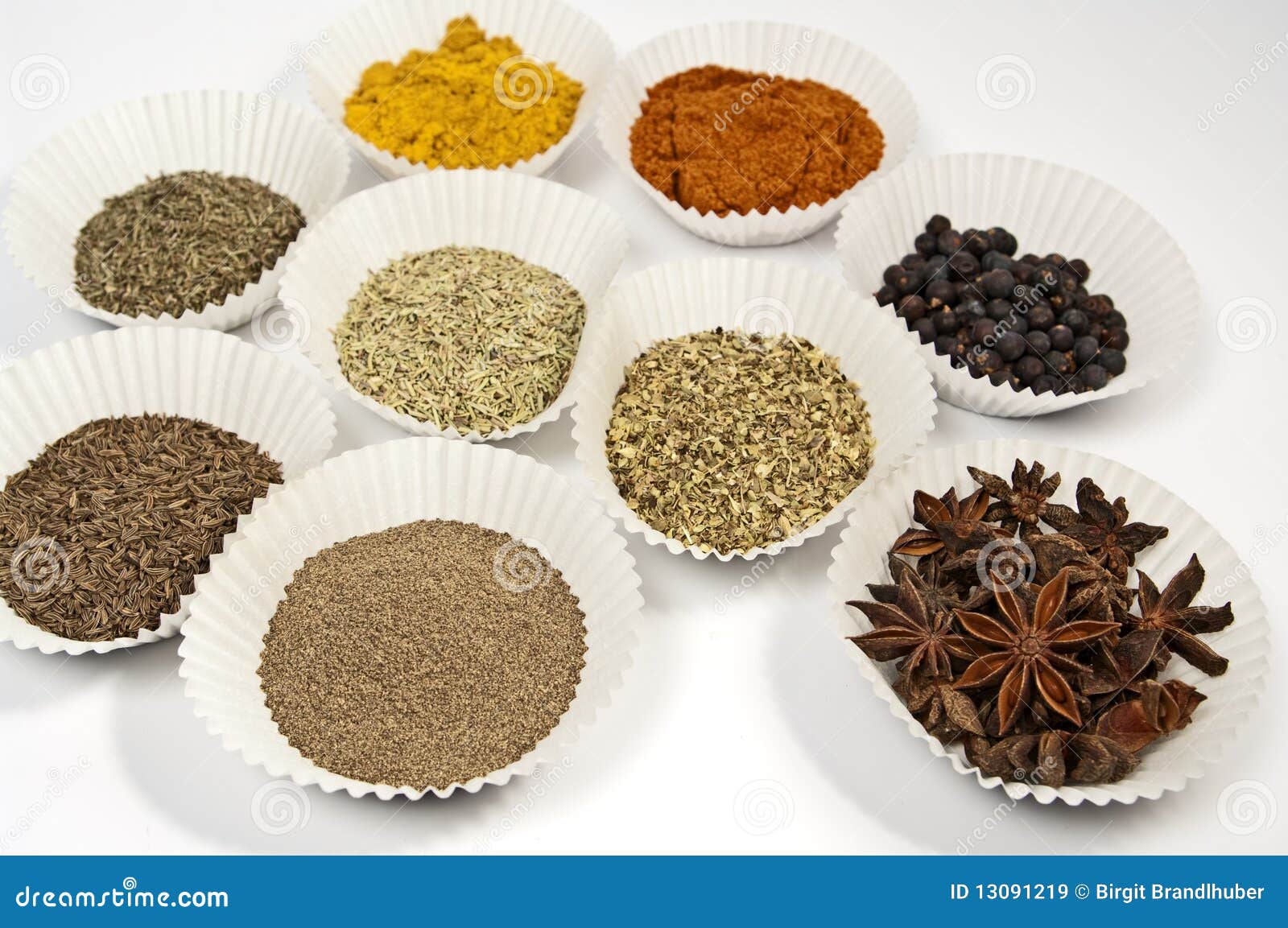 Several sorts of spice stock image. Image of cumin, pepper - 13091219