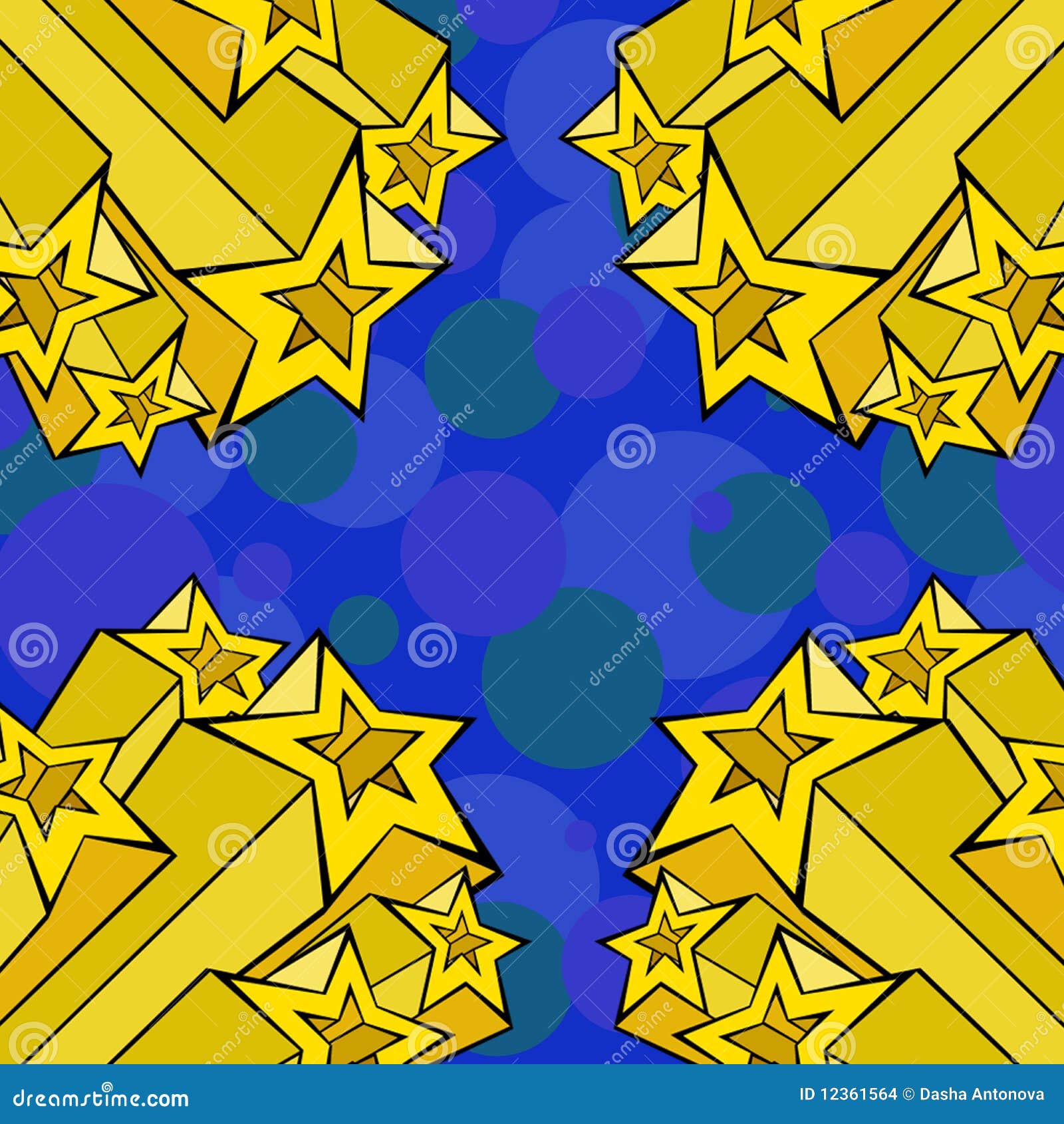 Several stars stock illustration. Illustration of heaven - 12361564