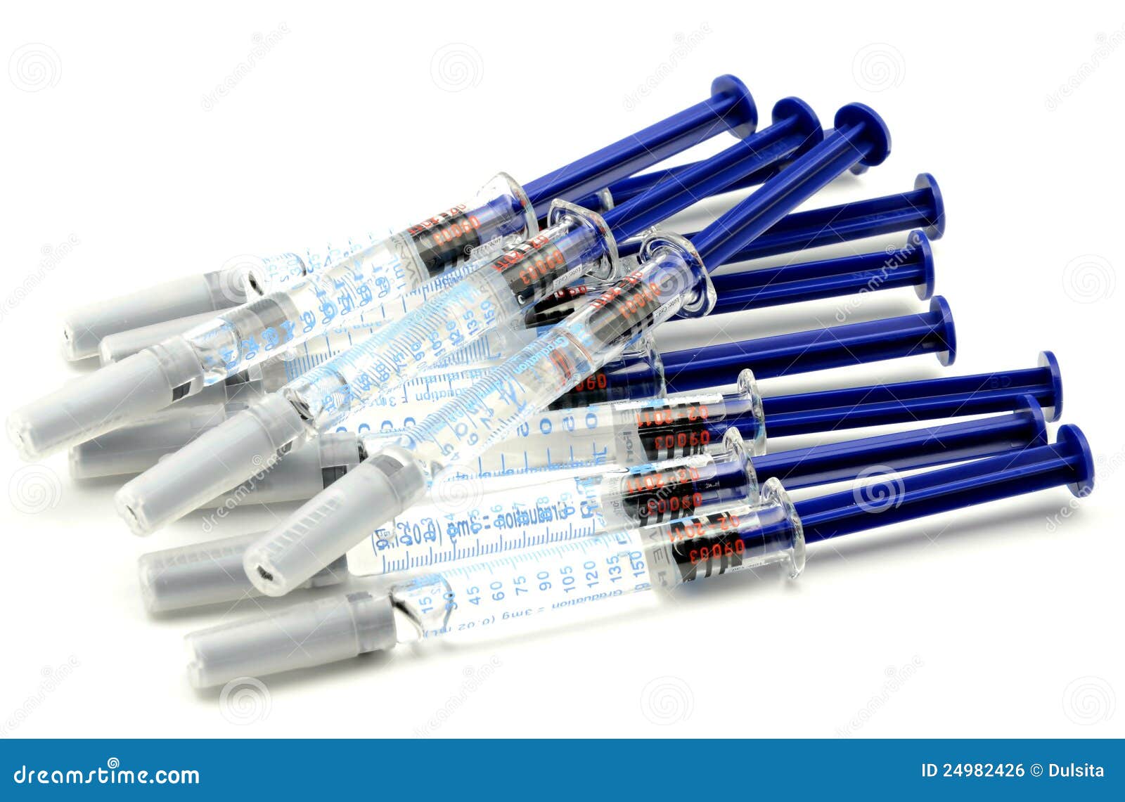 Several syringes stock photo. Image of container, group - 24982426