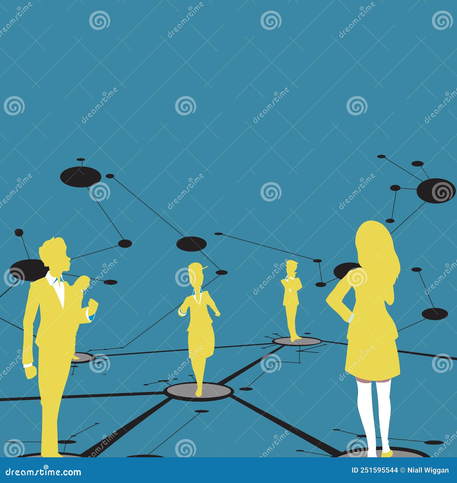 Team On Separate Jigsaw Puzzle Pieces Royalty-Free Stock Photo ...