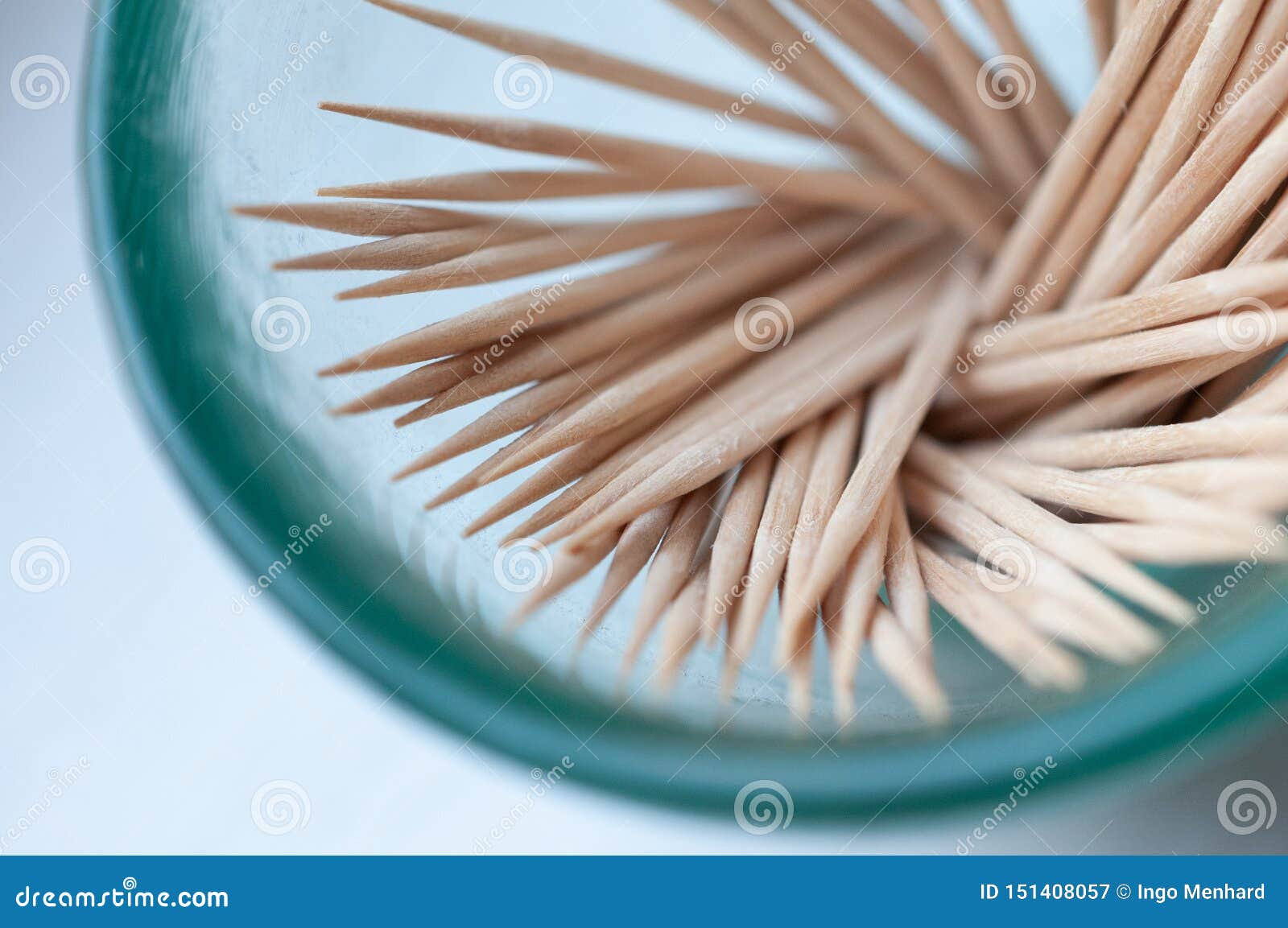 Several Toothpicks in a Glass Stock Image - Image of dentist, abstract ...