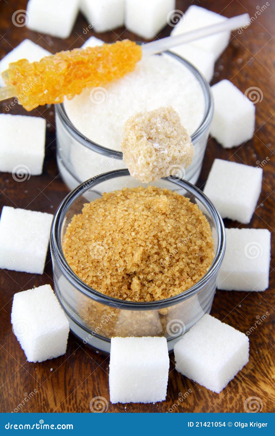Several Types of Sugar - Refined Sugar Stock Photo - Image of objects ...