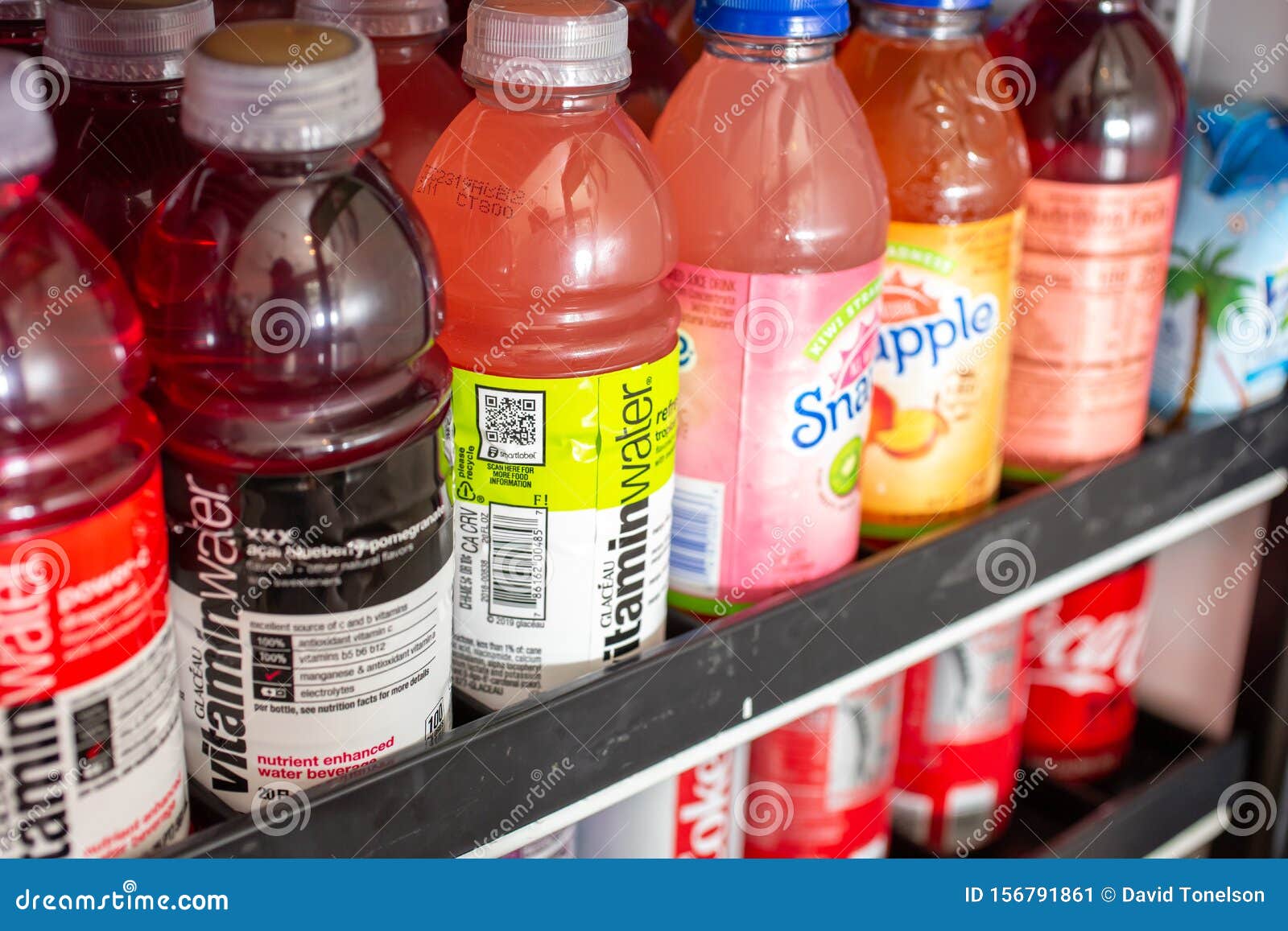 Assorted Beverages in the Fridge Editorial Photo - Image of market ...
