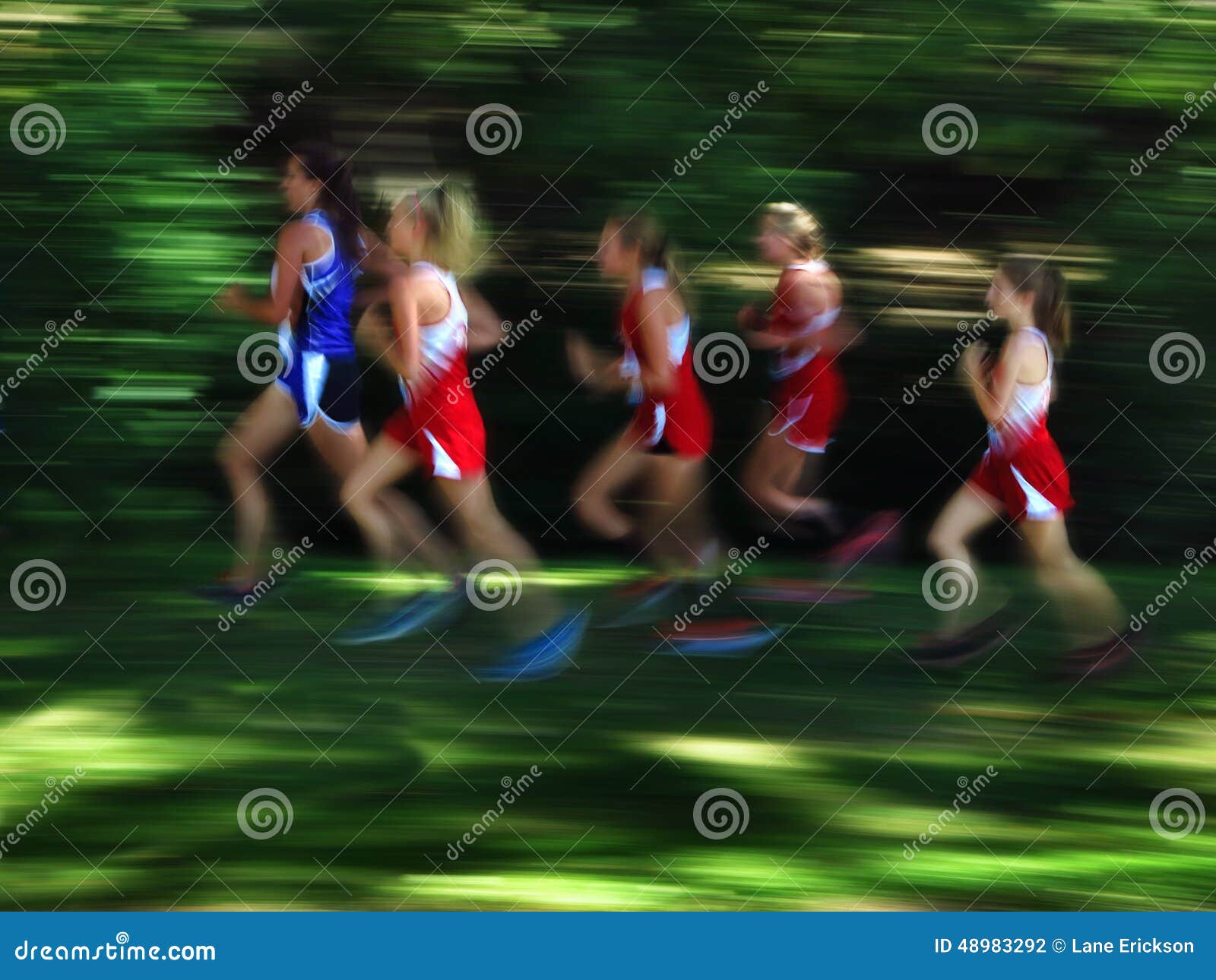 Several Women Runners Blurred Race Editorial Photography - Image of ...