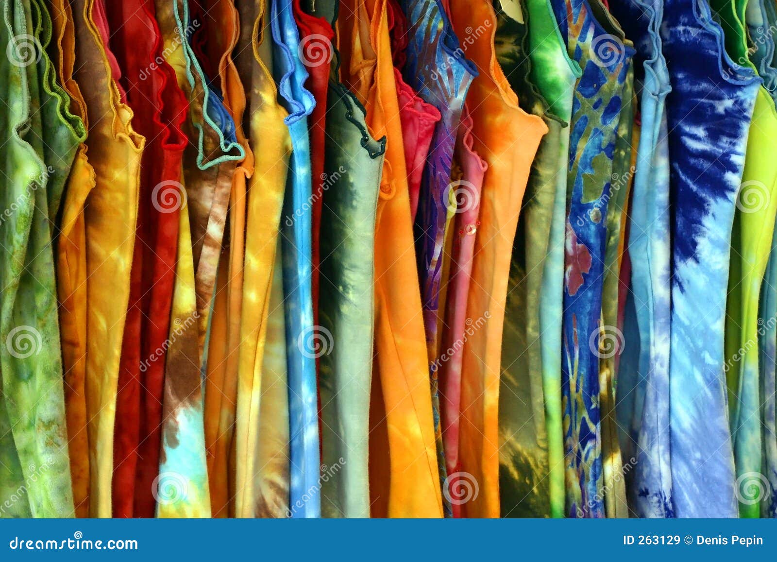 Several Women S Multicolored Summer Dresses Stock Image - Image of ...