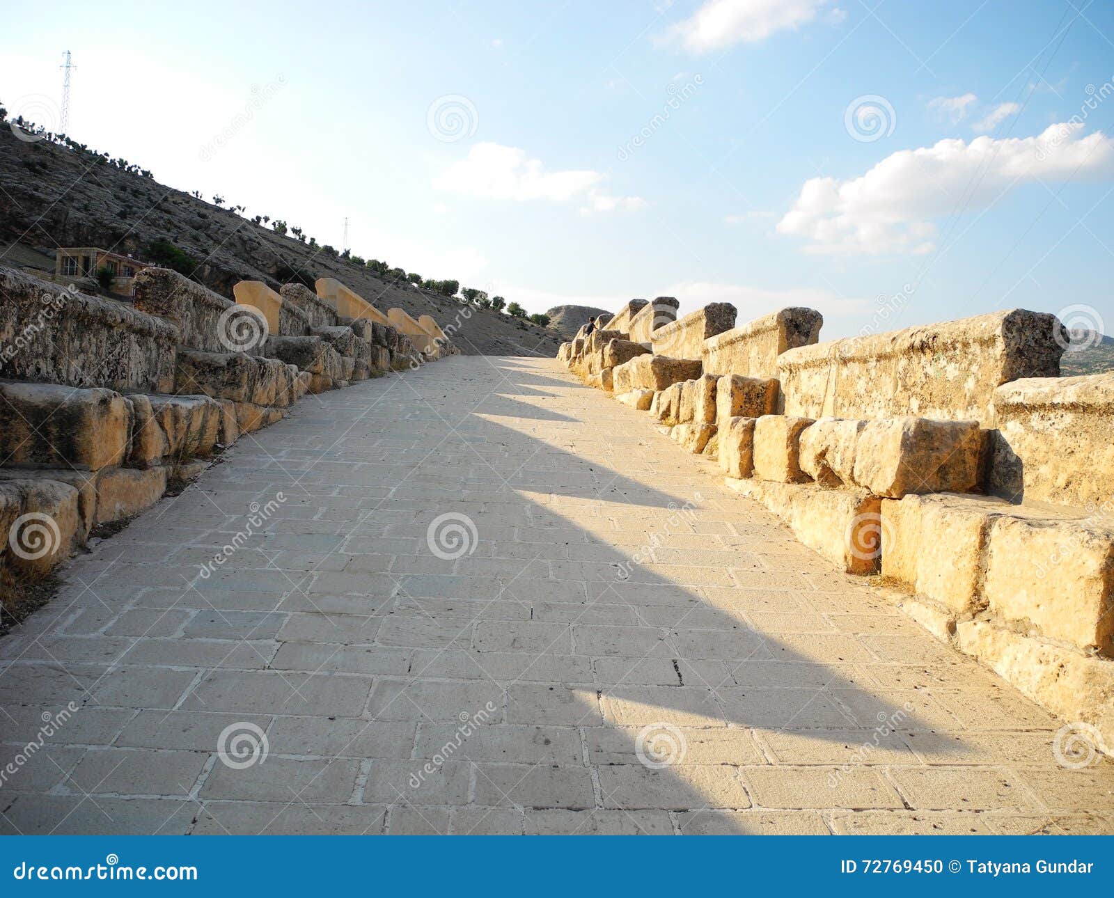 Severan Bridge in Turkey. stock photo. Image of landmark - 72769450