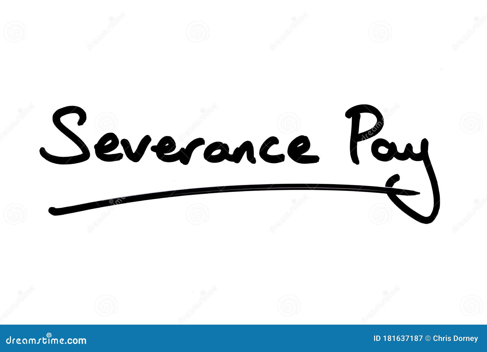 Severance Pay stock illustration. Illustration of message - 181637187